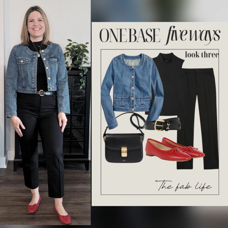One Base, Five Outfit Styling Options - The Fab Life