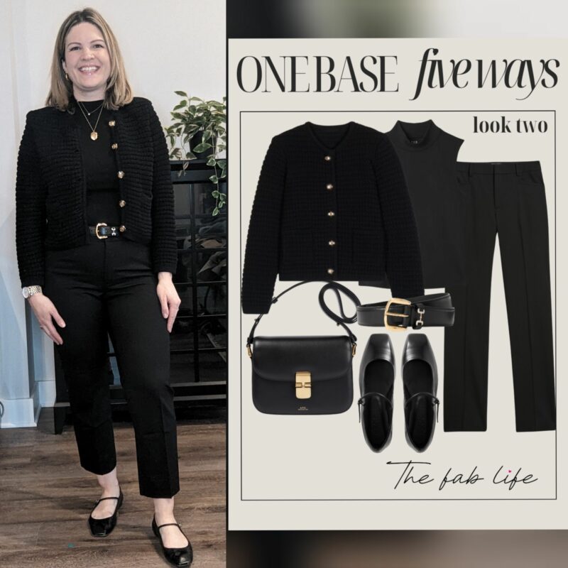 One Base, Five Outfit Styling Options - The Fab Life