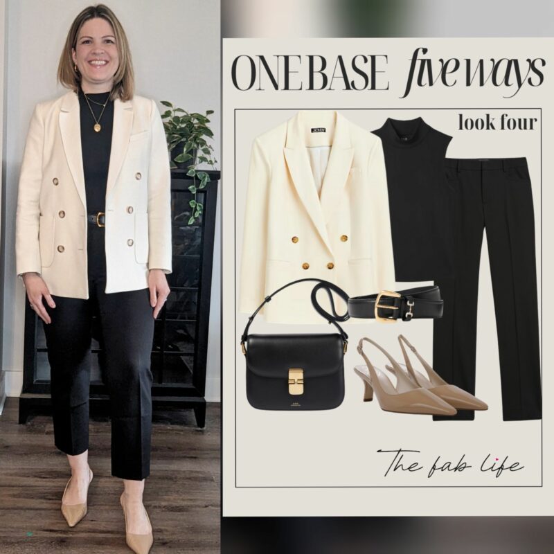 One Base, Five Outfit Styling Options - The Fab Life